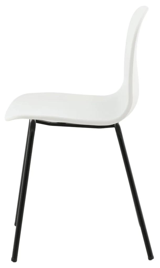 Jídelní židle Arctic, 2ks, bílá, S49xD47,5xV82