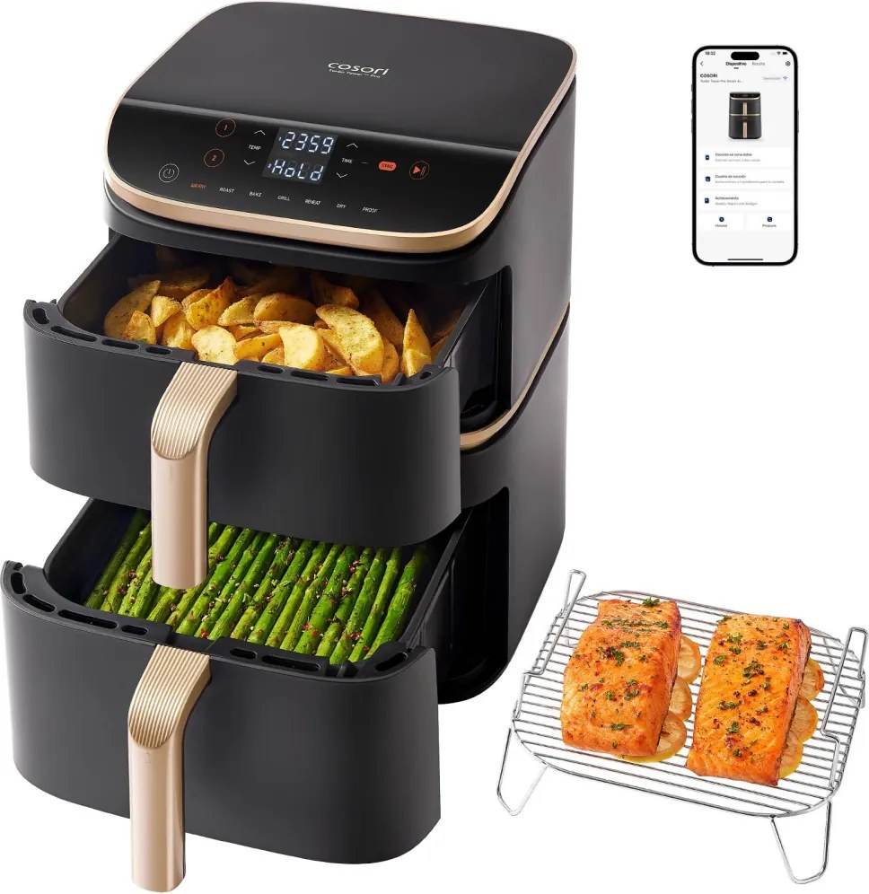 Cosori Turbo Tower Pro Smart 10,8L - Horkovzdušná fritéza