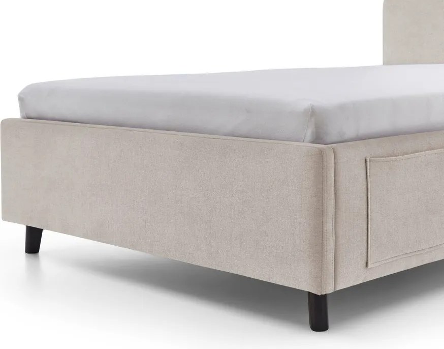 Béžová dětská postel s úložným prostorem s roštem 120x200 cm Cosy – Meise Möbel