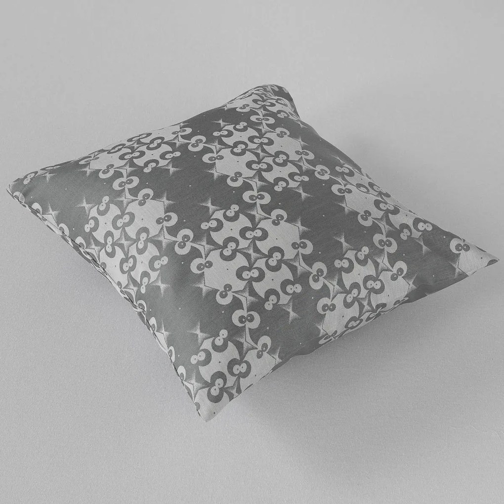 Povlak na polštář Veba GEON Temný krystal tmavá šedá Velikost: 40x40 cm