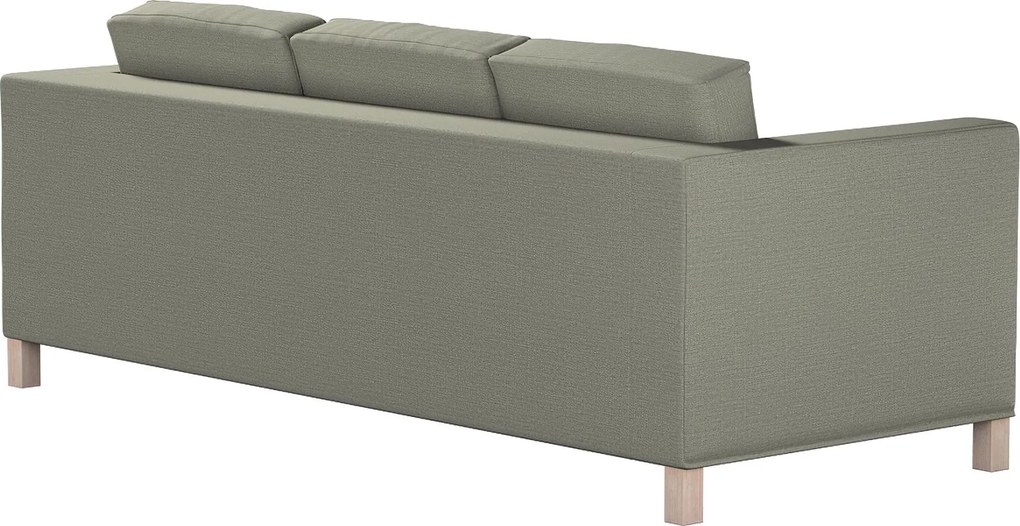 Potah na pohovku IKEA Karlanda 3-místná nerozkládací, krátký barva šedá látka pletený vzor