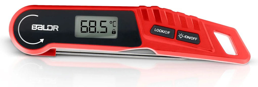 Baldr BD-130 digitální kolíkový teploměr na maso pro přesné měření teploty při grilování a vaření