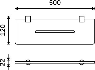 Nimco Police IXI, 50 cm BORMO černá - BRC X450-90