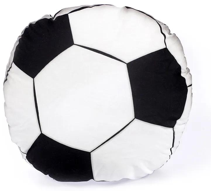 Goldea dětský polštářek - vzor fotbalový míč 32 x 32 cm