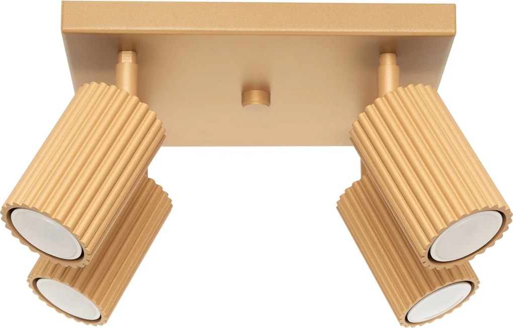 Sollux Lighting Stropní svítidlo KARBON 4 zlaté