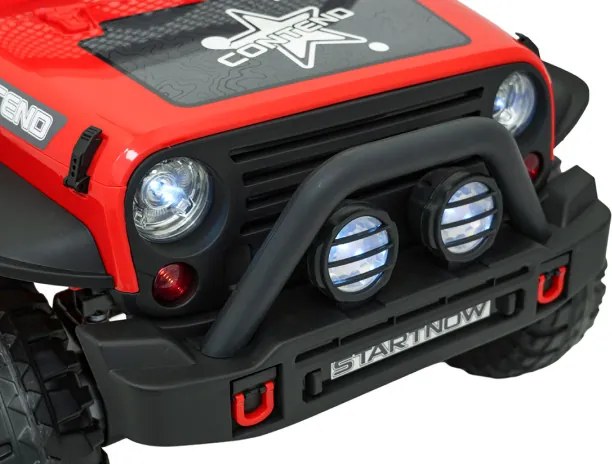Elektrické autíčko Jeep BEAST 4x4 červené