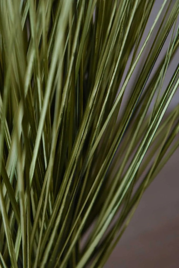 Umělá tráva v květináči JUNCO, plast, výška 80 cm, zelená