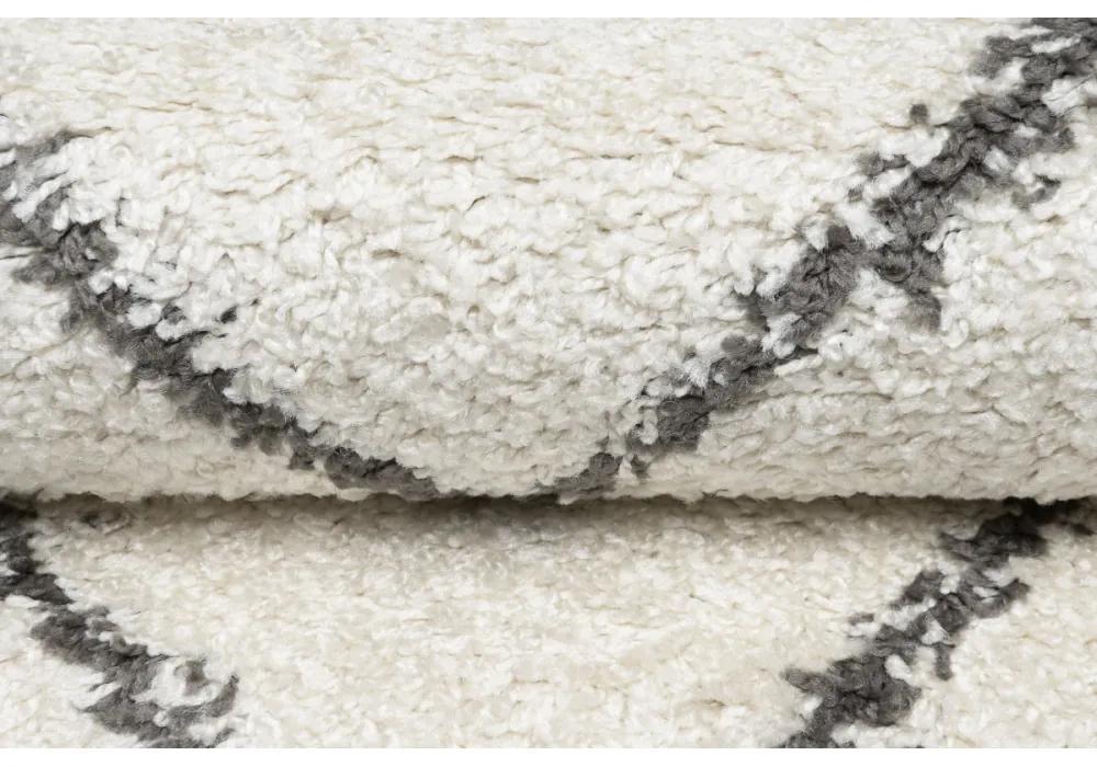 Kusový koberec shaggy Piata krémový 240x330cm
