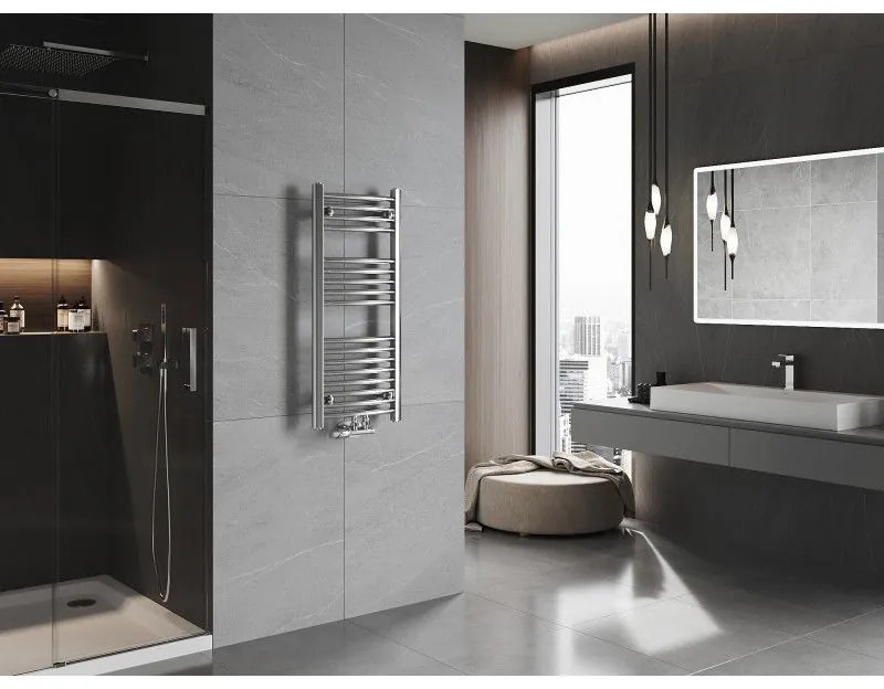 Mexen Ares, topné těleso 900x400 mm, 246 W, chromová, W102-0900-400-00-01