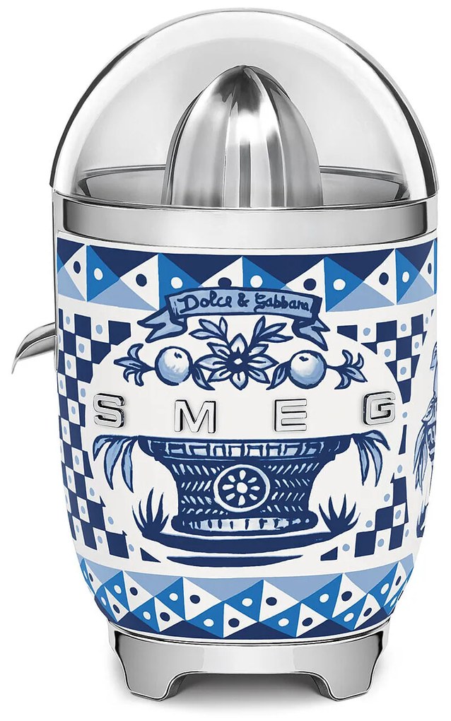 Smeg Dolce&Gabbana odšťavňovač / lis na citrusy Blu Mediterraneo CJF01DGBEU