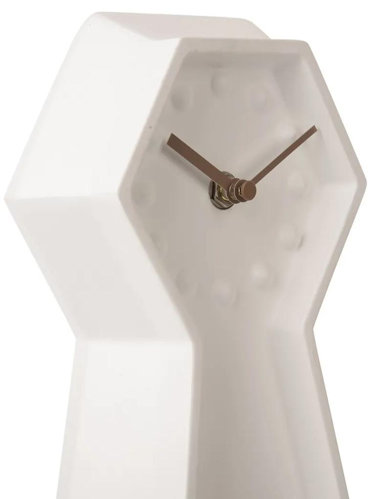 Stolní hodiny s originálním kyvadleml 34 cm bílá Karlsson