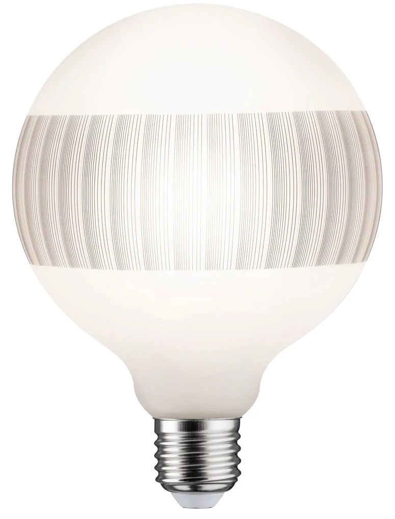 Paulmann 28743 LED žárovka s dekorativním pruhem, 4,5W LED 2700K E27 stmívatelná, výška 17 cm