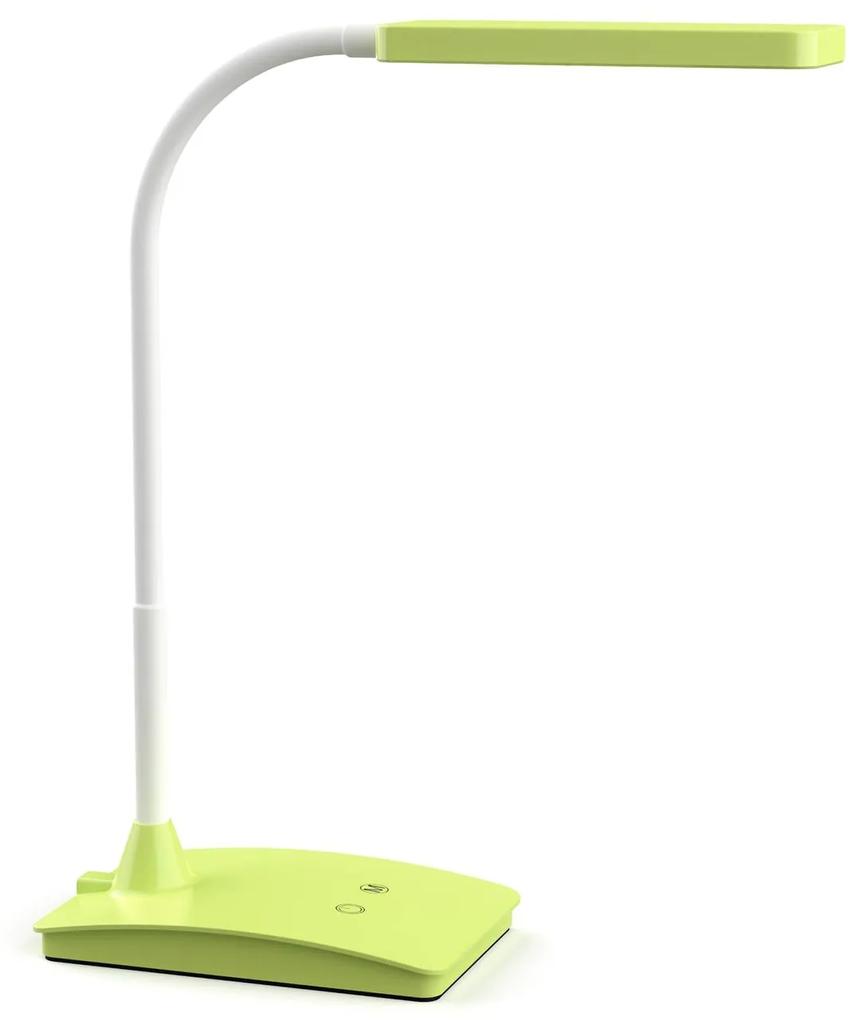 LED stolní lampa MAULpearly, CCT stmívatelná zelená