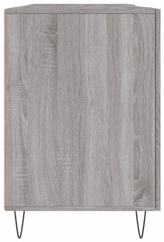 Psací stůl šedý sonoma 140 x 50 x 75 cm kompozitní dřevo