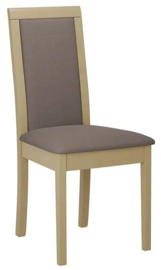 Čalouněná jídelní židle Heven IV, Barva dřeva: černý, Potah: Hygge D91