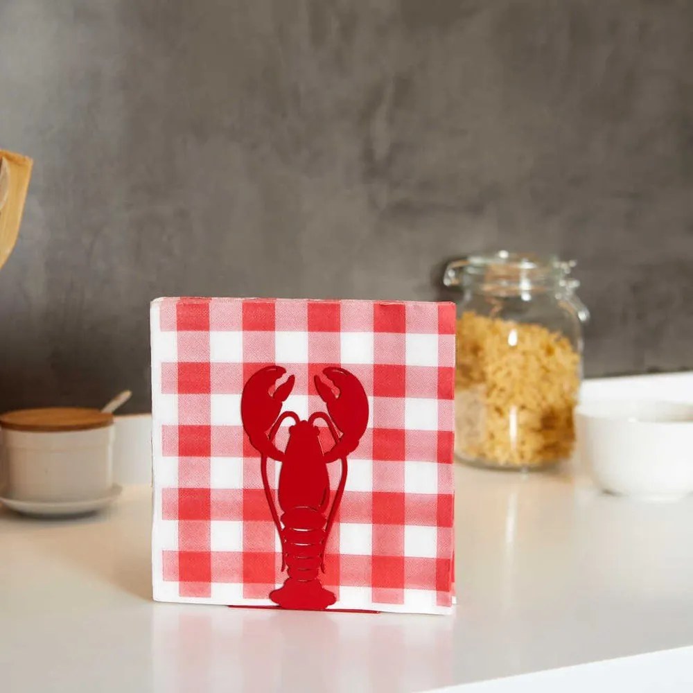 Kovový držák na ubrousky Lobster – Balvi