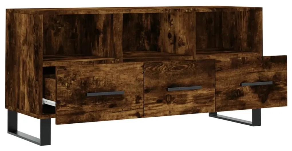 TV skříňka kouřový dub 102 x 36 x 50 cm kompozitní dřevo - Default Title