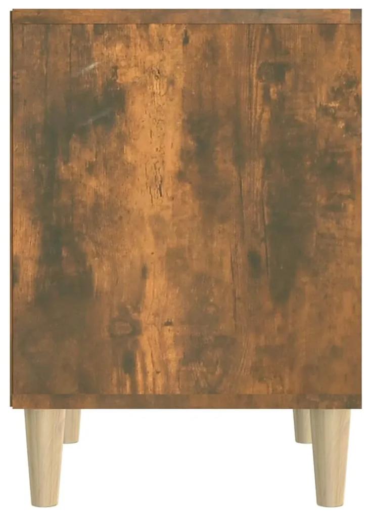 Noční stolek kouřový dub 40 x 35 x 50 cm - Default Title