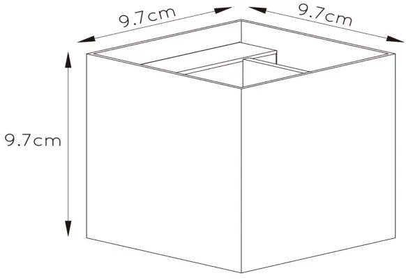 Lucide 09217/04/31 - LED nástěnné svítidlo XIO 1xG9/4W/230V