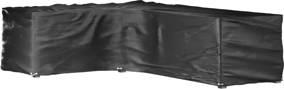 Plachty na zahradní nábytek tvar L 2 ks 16 oček 210x260x80 cm 3155379