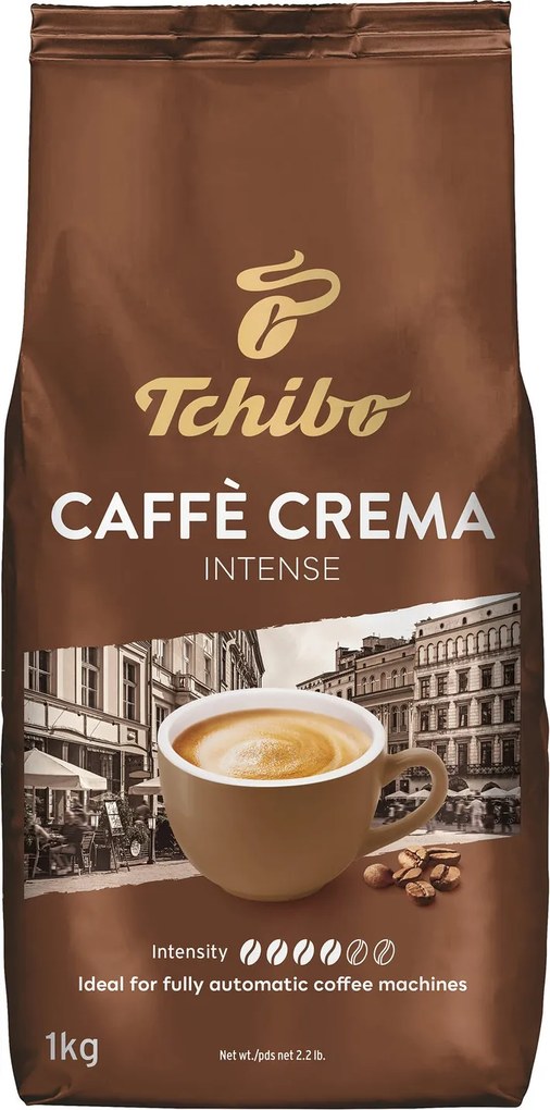 Tchibo - Caffè Crema Intense – 3 x 1 kg zrnkové kávy - Intenzita: 4/6