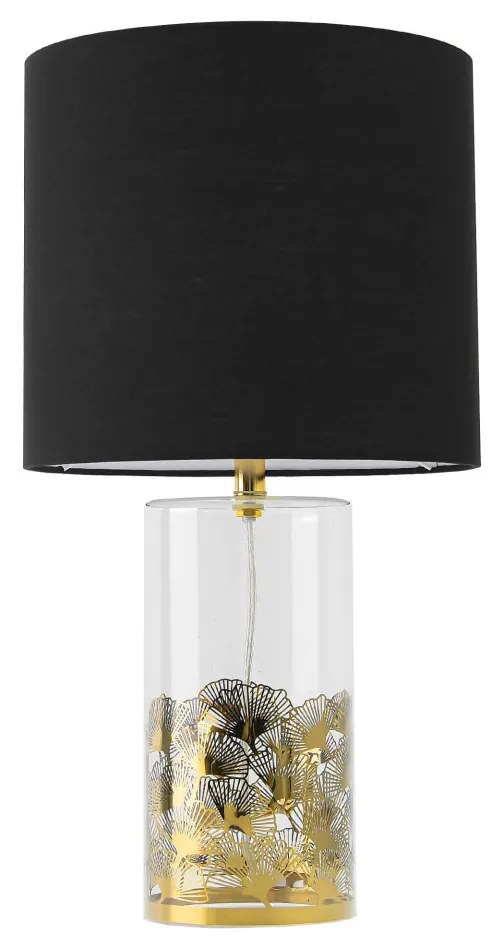 Stolní lampa do ložnice SUNFLOWER BLACK