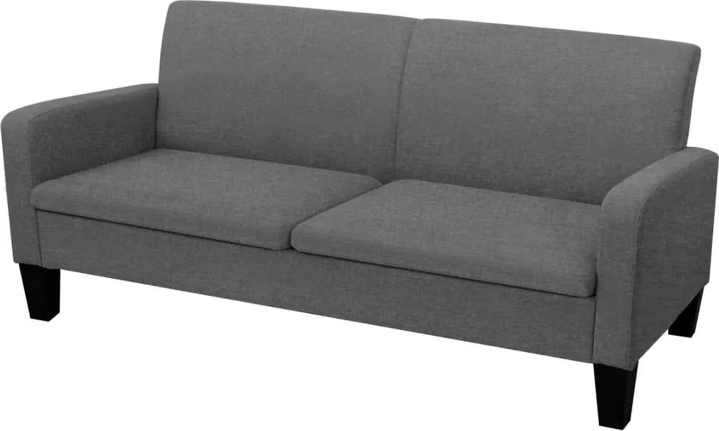 vidaXL 3místná pohovka 180 x 65 x 76 cm [244713] Barva: světle šedá