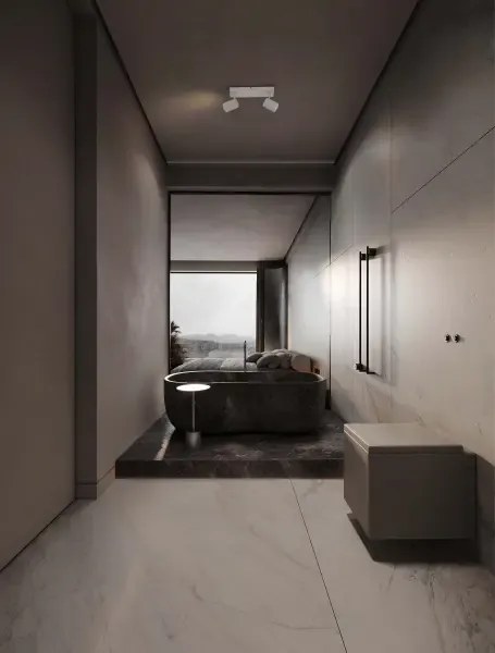 LED bílé moderní stropní svítidlo Alma