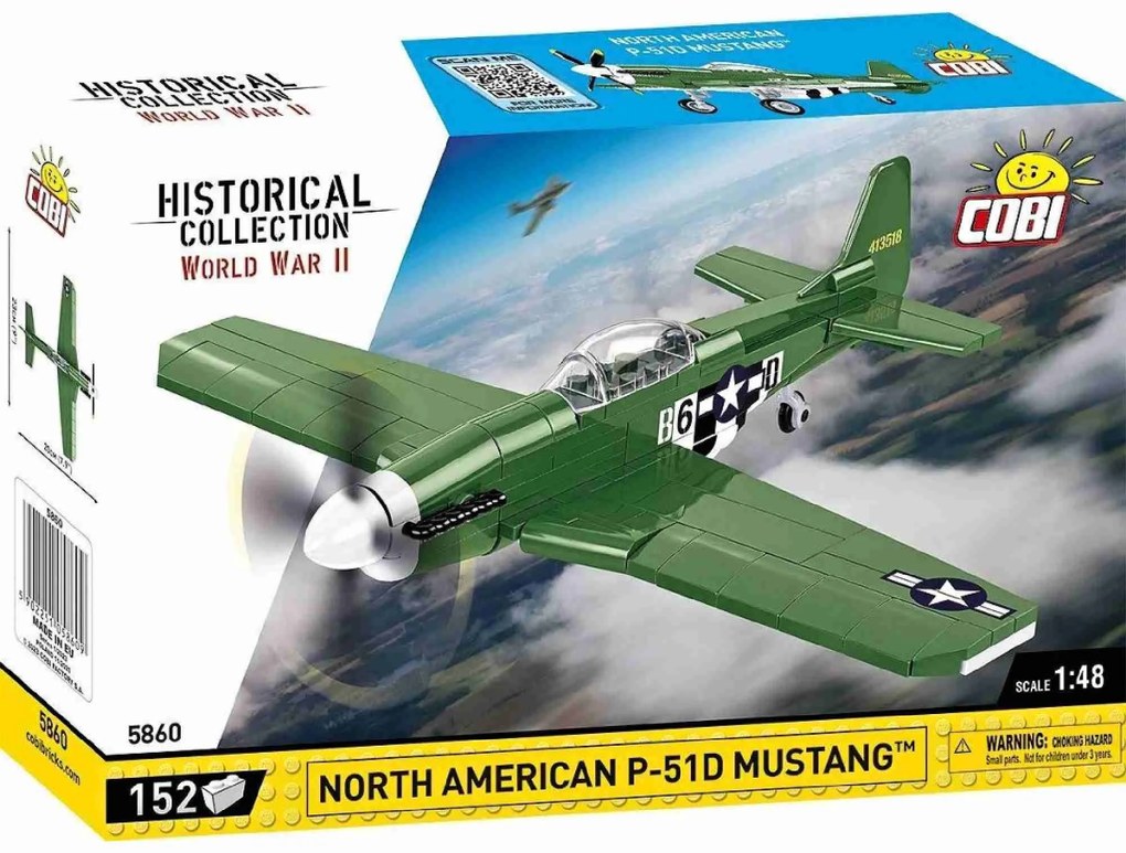 Cobi 5860 ii ww north american p-51d mustang