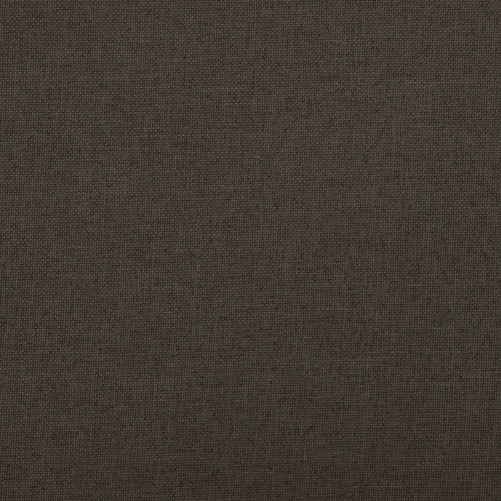 vidaXL Skládací úložná lavice 76 x 38 x 38 cm umělý len [338814] Barva: tmavě hnědá