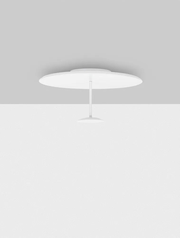 Matně bílé ocelové LED stmívatelné stropní svítidlo Nima – Nova Luce