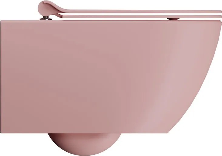 GSI GSI, PURA závěsná WC mísa, Swirlflush, 36x55cm, blush dual-mat, 881524