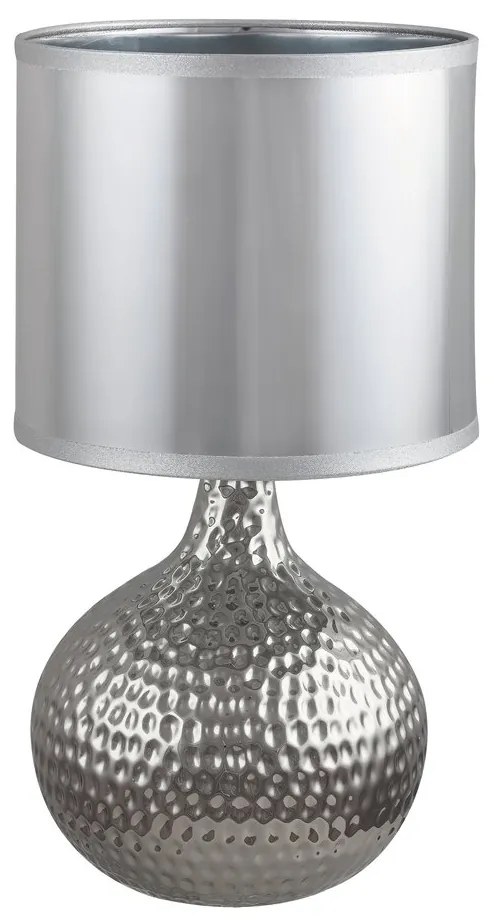 Rábalux Rozin 4978 Noční stolní lampa chrom keramika E14 1x Max 40W IP20