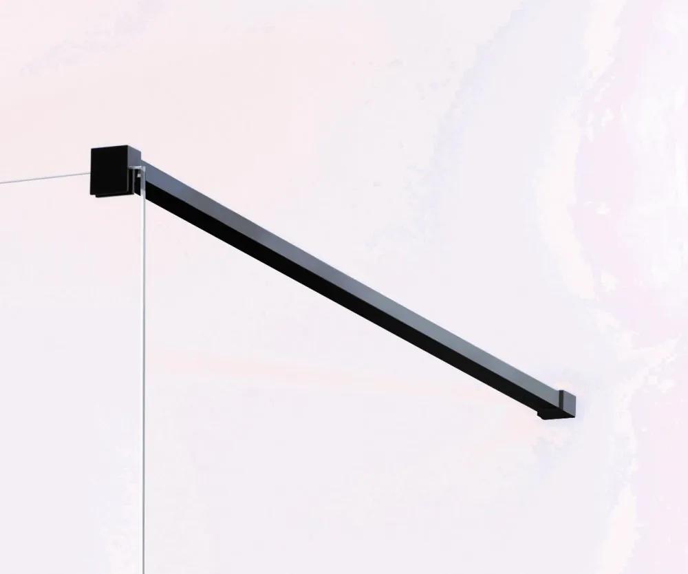 HOPA Walk-in sprchový kout LAGOS BLACK BARVA rámu - Černá, Rozměr A - 90 cm BCLAGO90BC