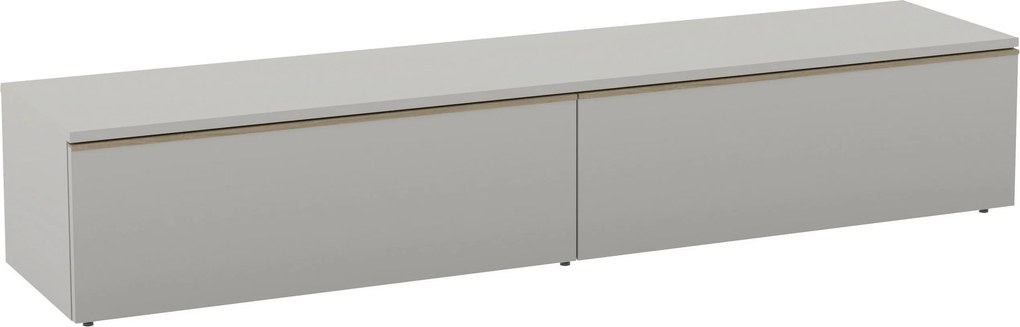 XXXLutz NÍZKÁ KOMODA, divoký dub, šedá, 192/36/50 cm Voglauer - Komody z masivu - 000142016342