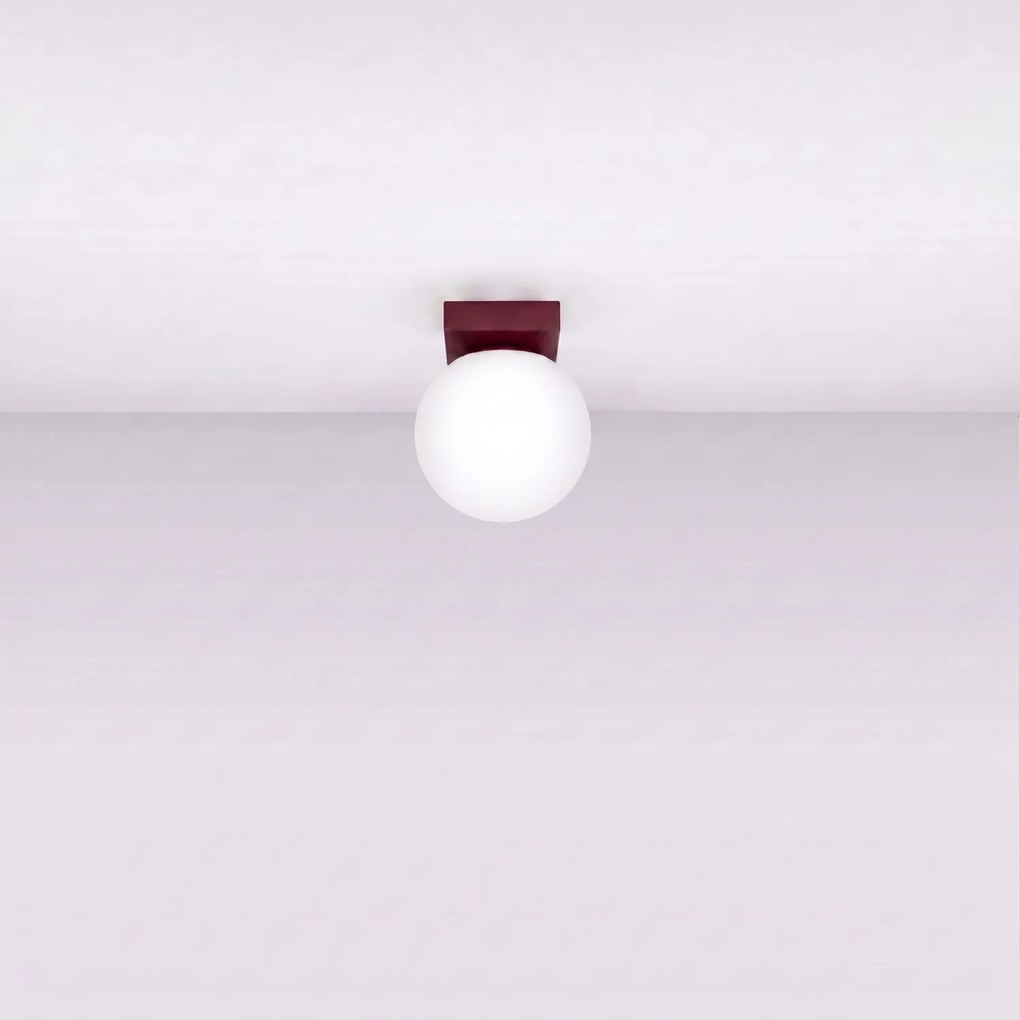Sollux Lighting Stropní svítidlo YOLI 1 bordó