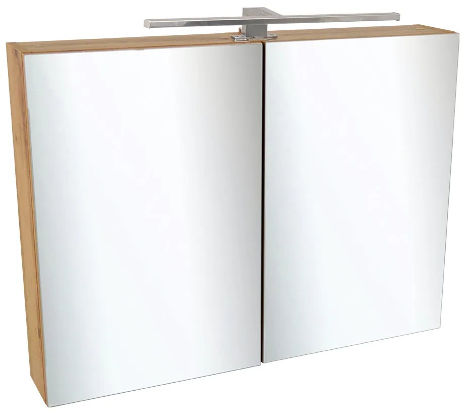 Comodo Zrcadlová skříňka Ideal OW 80 ZS LED-CR s osvětlením Any LED 50 CR, chrom