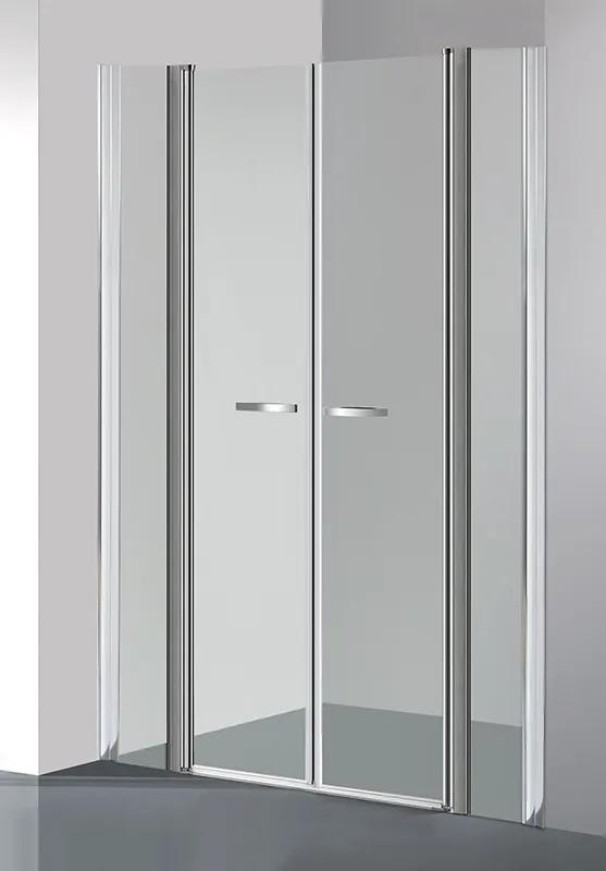 ARTTEC Dvoukřídlé sprchové dveře do niky COMFORT F 6 grape sklo 103 - 108 x 195 cm XCOM0065