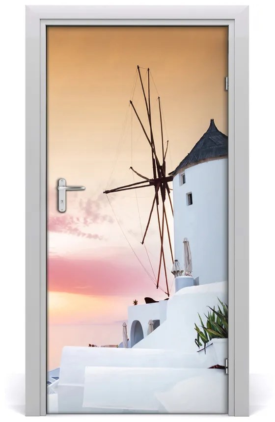 Fototapeta samolepící na dveře Santorini Řecko 85x205 cm