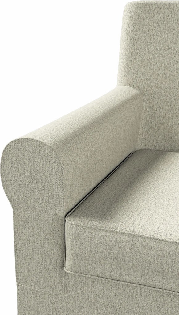 Potah na křeslo IKEA Ektorp Jennylund barva béžová látka pletený vzor