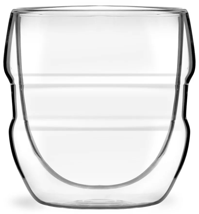 Sada 2 dvoustěnných sklenic Vialli Design Sferico, 250 ml