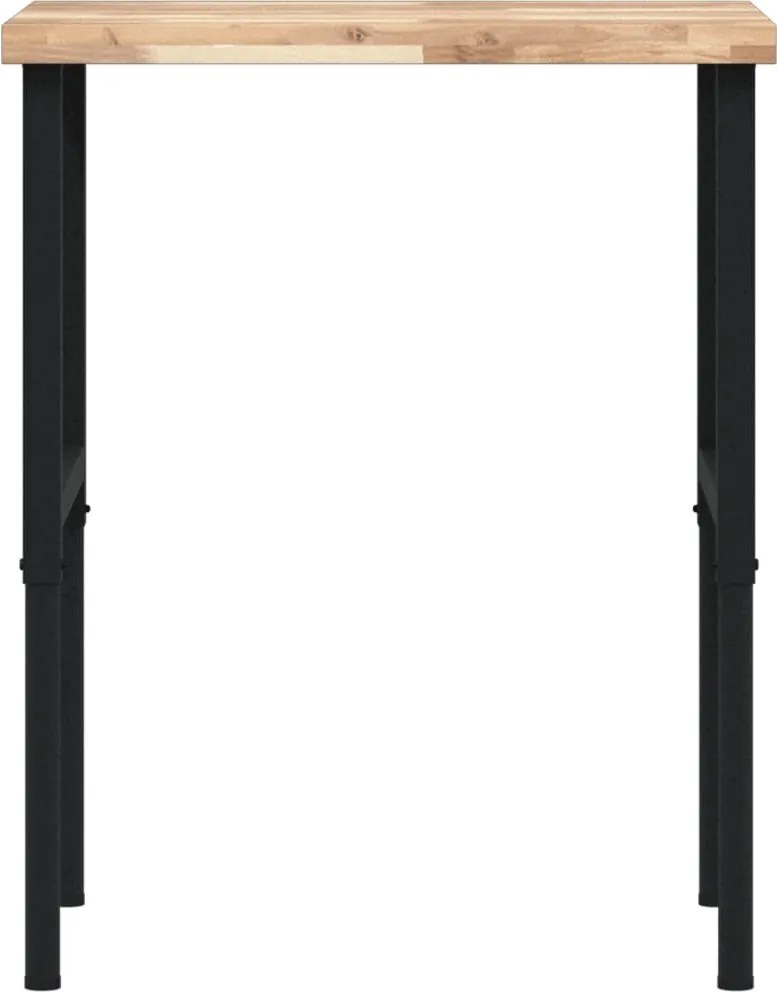 Pracovní stůl 80 x 60 x (73–99,5) cm masivní akácie obdélníkový 3309690