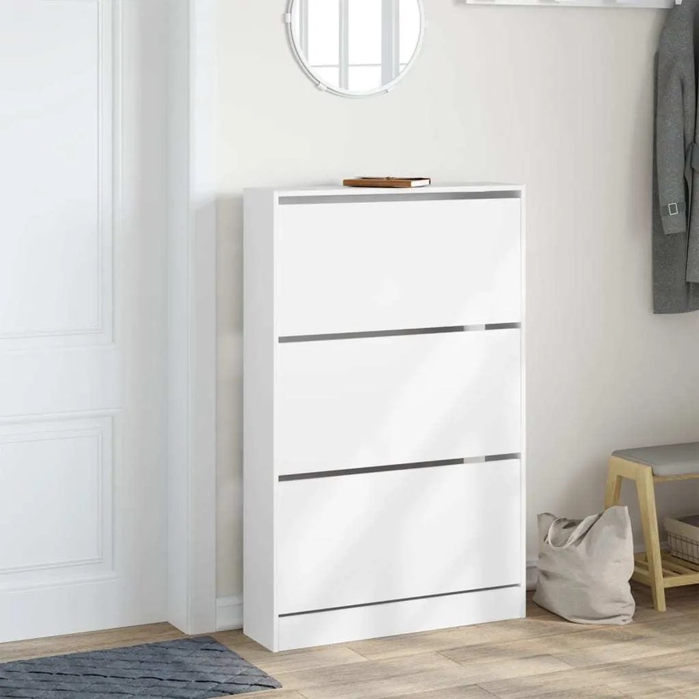 vidaXL Botník 80 x 21 x 125,5 cm kompozitní dřevo [839926] Barva: dub sonoma