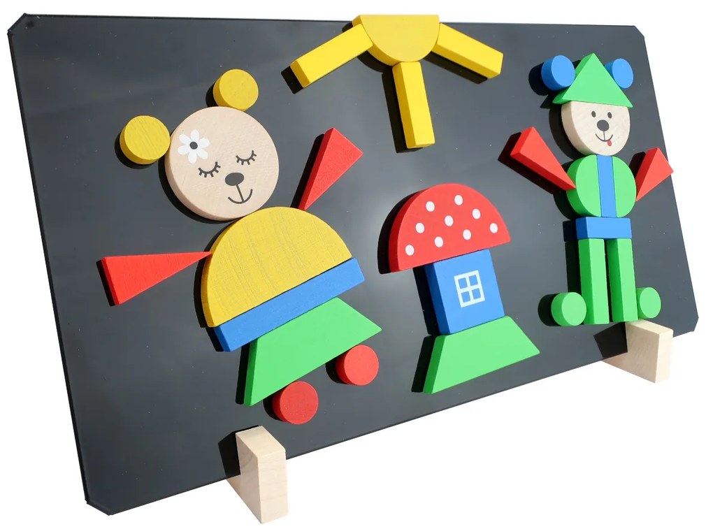 Detoa Magnetické puzzle Medvědi
