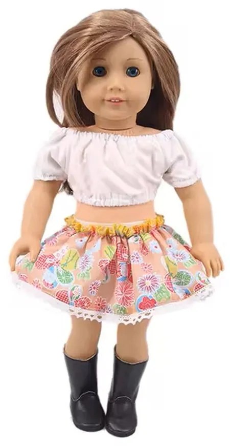 Šatičky pro panenky Baby Born a American girl (43 cm) Varianta: N1124 sukně+bolerko