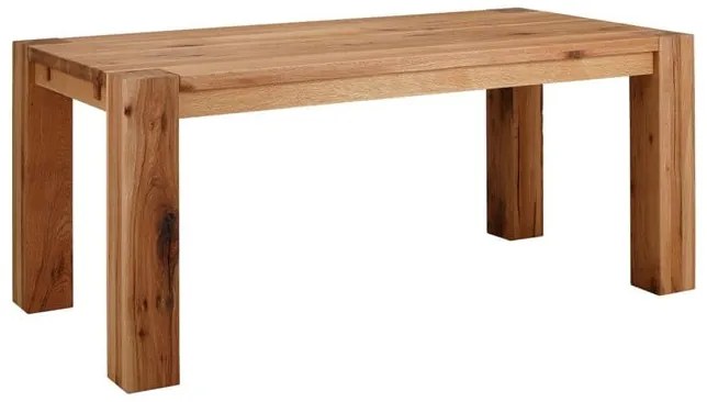 Jídelní stůl z masivního dubového dřeva Støraa Matrix, 90 x 180 cm