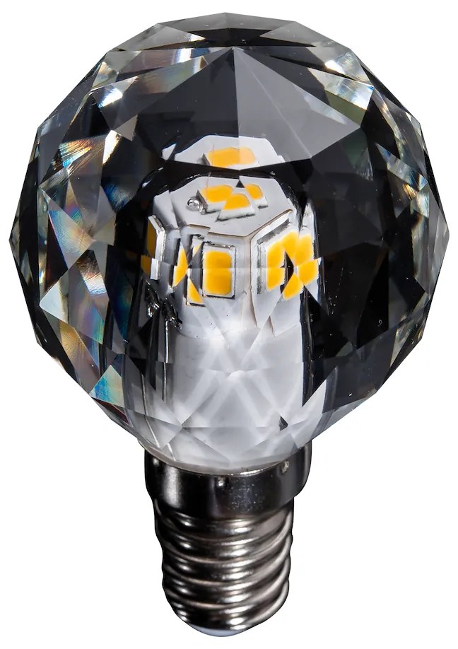 Dekorační LED žárovka E14 neutrální 4000k 3w 330 lm crystal