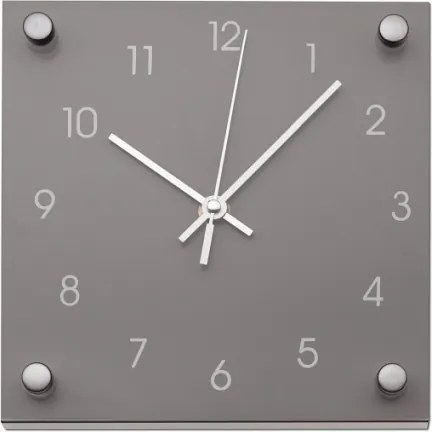 KELA Nástěnné hodiny BRISTOL šedá 19cm KL-22738