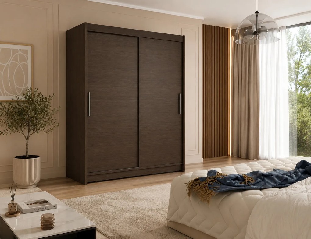 FALCO Skříň Wentura I 150 cm choco