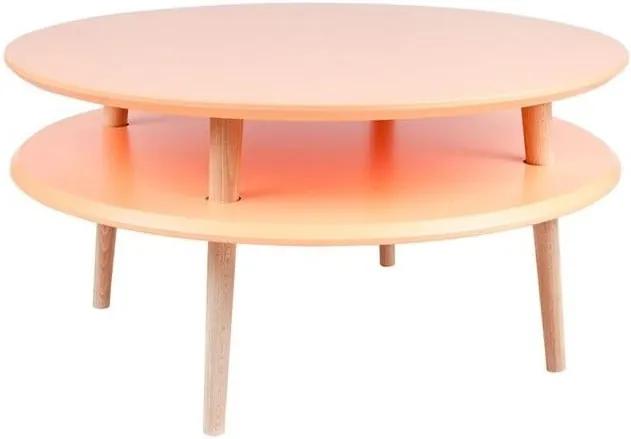 Oranžový konferenční stolek Ragaba UFO, ⌀ 70 cm